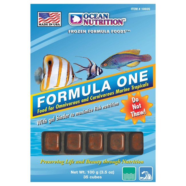Frozen Formula One (35 cubes, 3.5 oz) - Ocean Nutrition ...