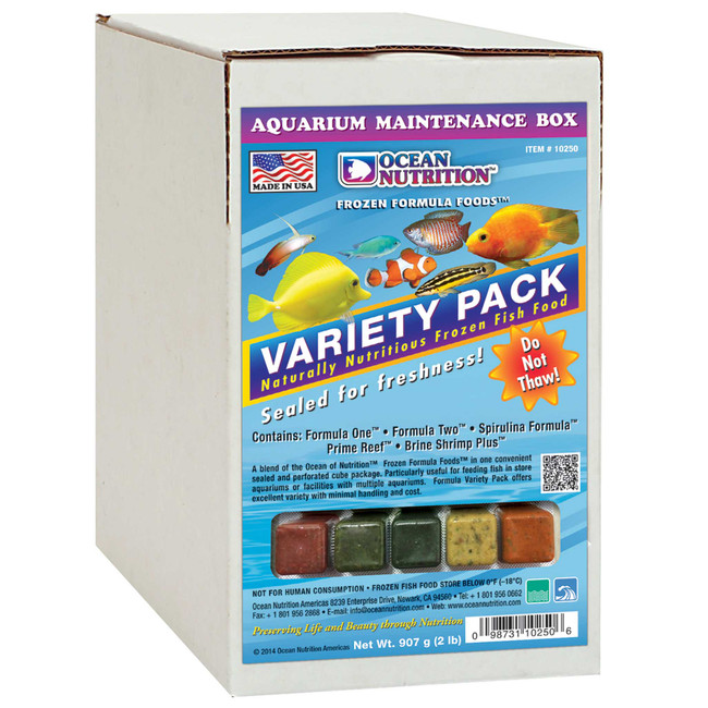 Frozen Formula Variety Pack Roll-A-Cube (2 lb - 216 cubes) - Ocean ...