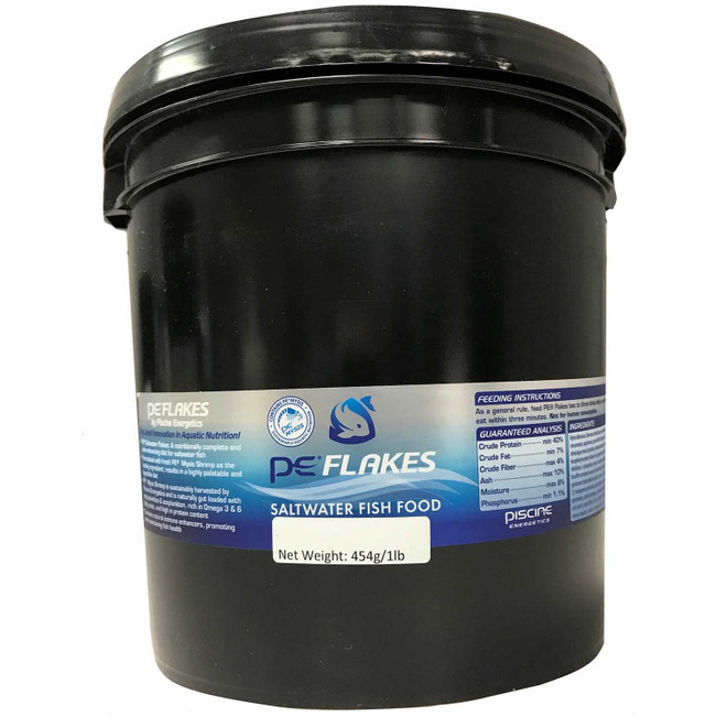 PE Mysis Flakes Saltwater 1 lb Bucket - PE Mysis - SaltwaterAquarium.com