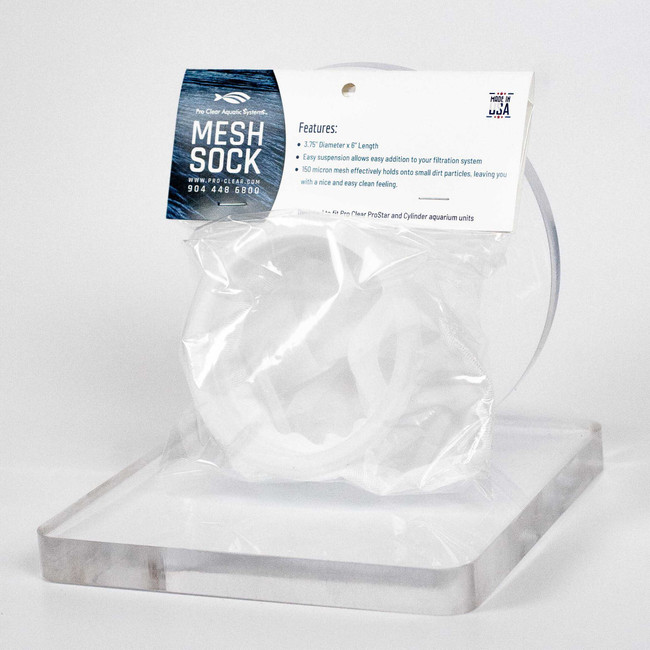3.75" Mesh Filter Sock - Pro Clear Aquatic Systems - SaltwaterAquarium.com