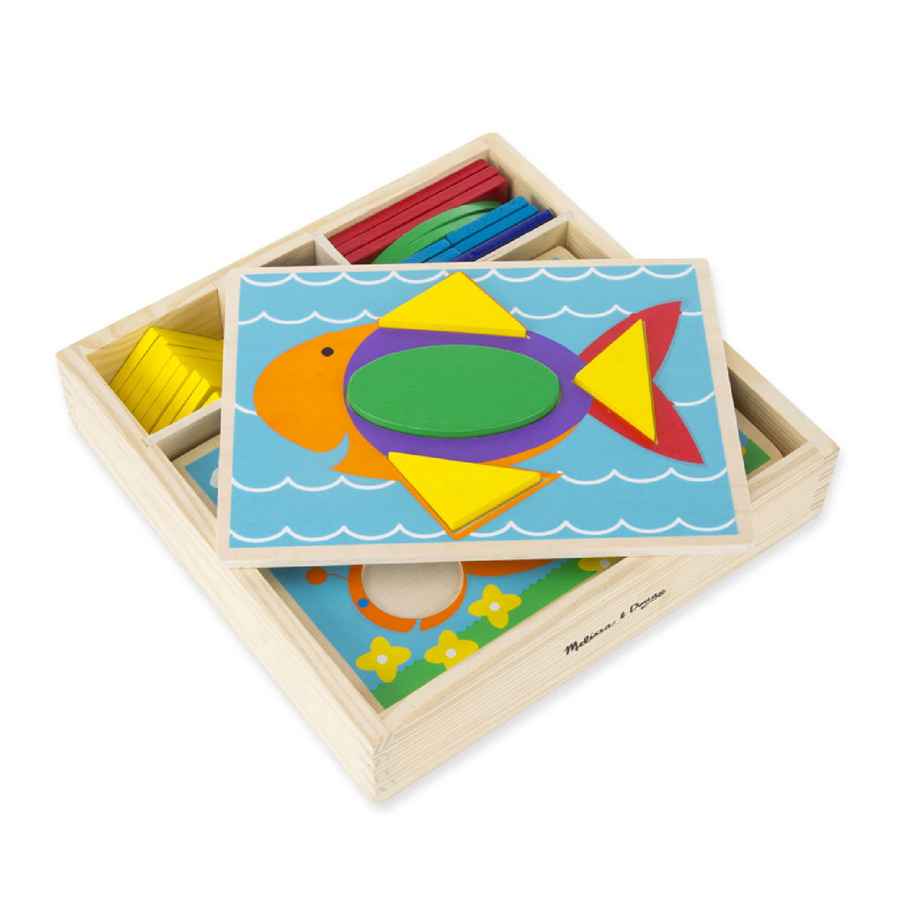Melissa & Doug Beginner Wooden Pattern Blocks - Buy Classic Wooden Toys ...
