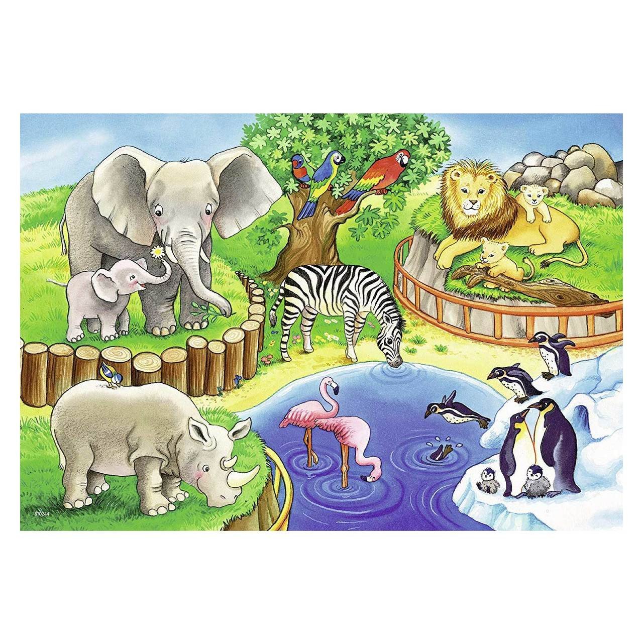 Buy Ravensburger Animals In The Zoo Puzzle Jigsaw Online