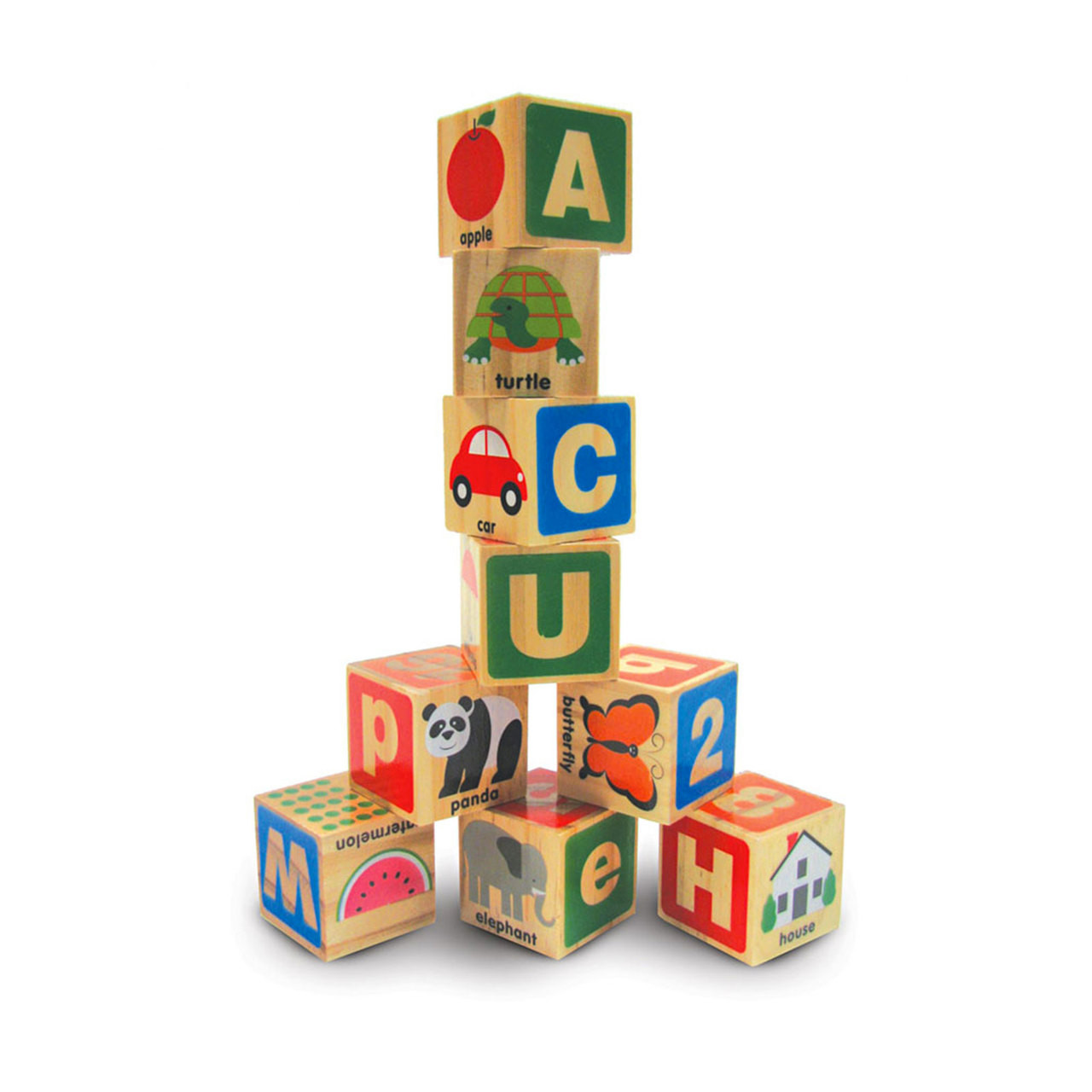Melissa & Doug Wooden ABC/123 Wooden Blocks . Buy Educational Toys Online