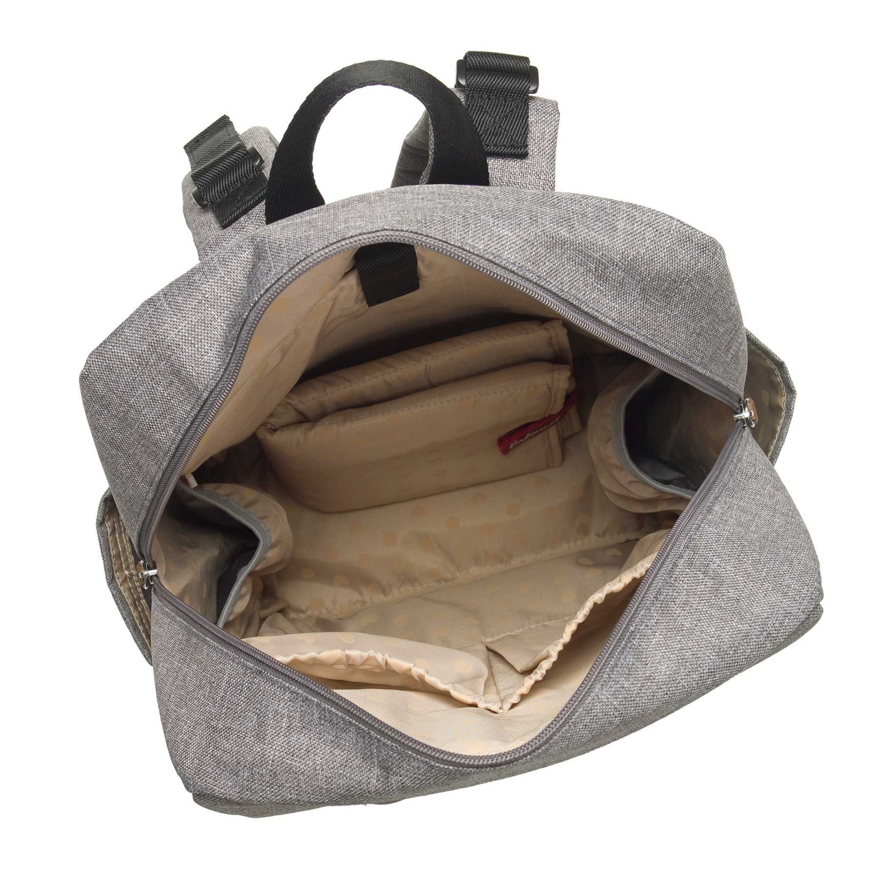 Babymel George Unisex Diaper Backpack - Grey/Black . Shop Baby Bags Online