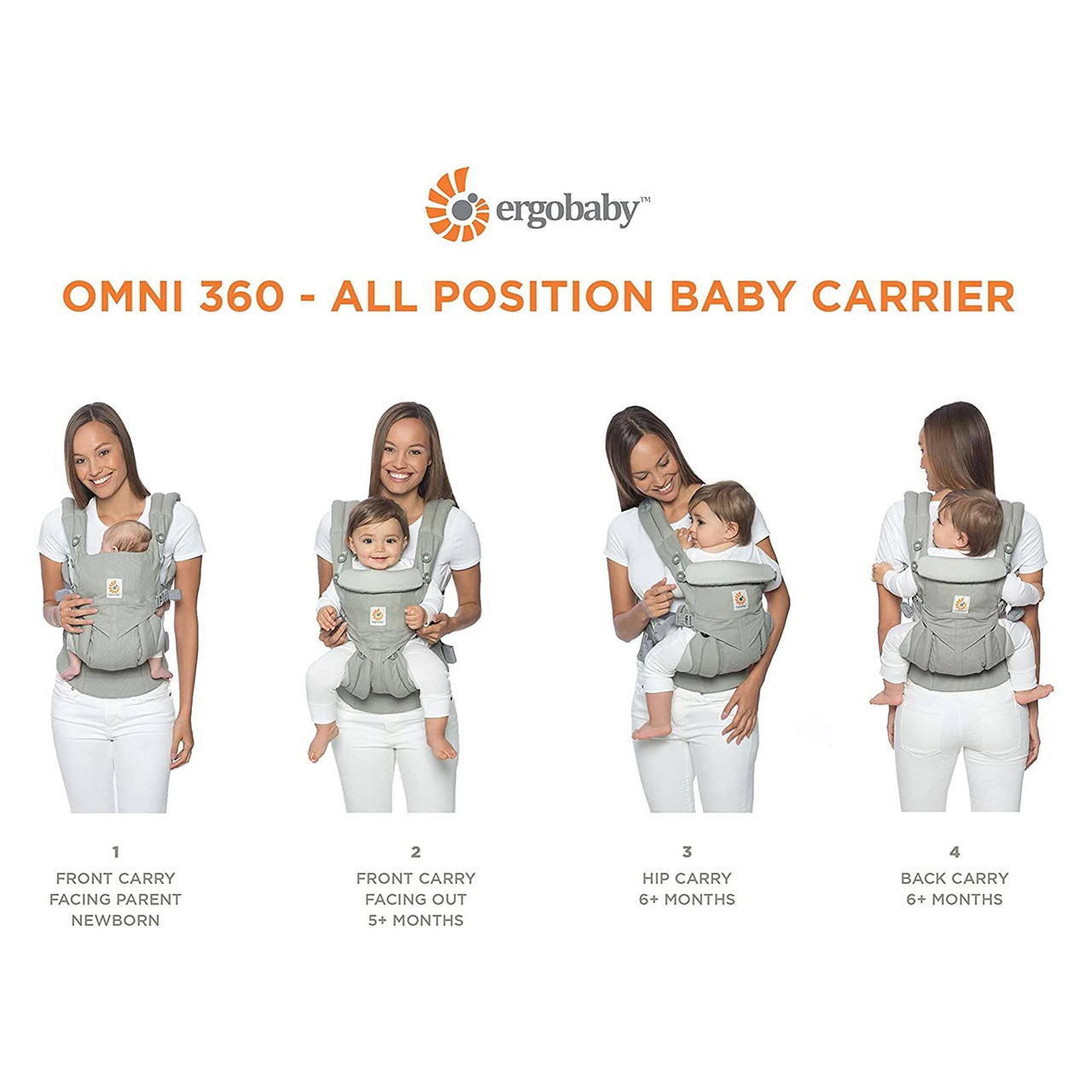 Buy Ergobaby Omni 360 Cool Air Mesh Baby Carrier Oxford Blue Save Now