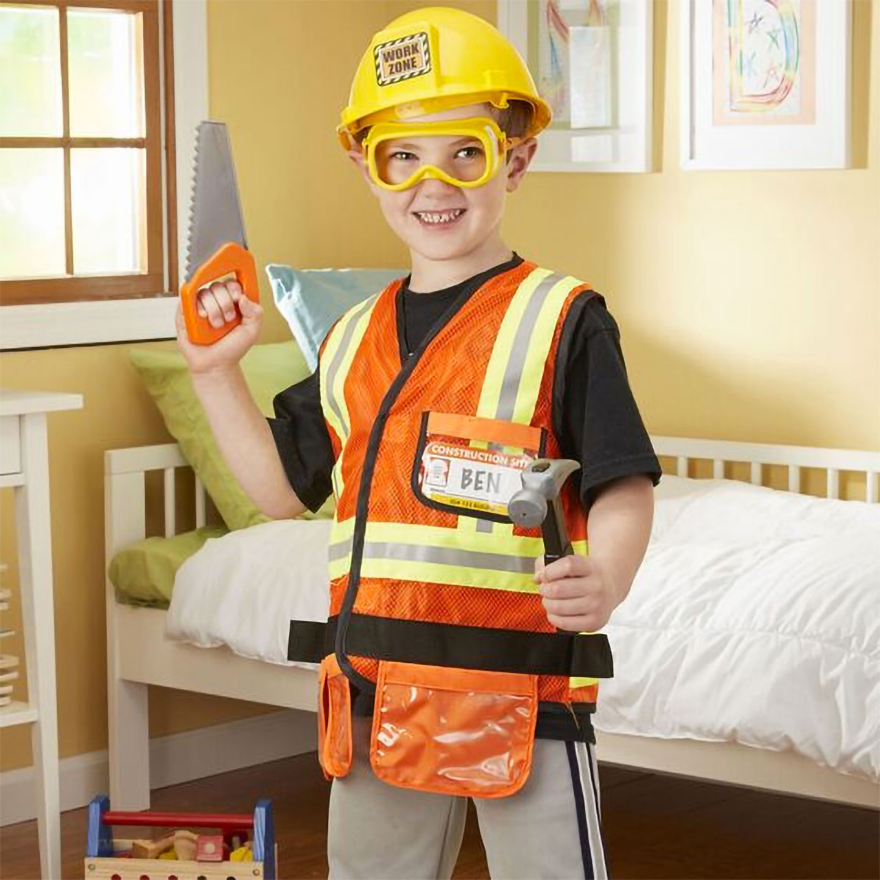 Construction Worker Melissa & Doug Dress Up Costume Set. Shop Role Play ...
