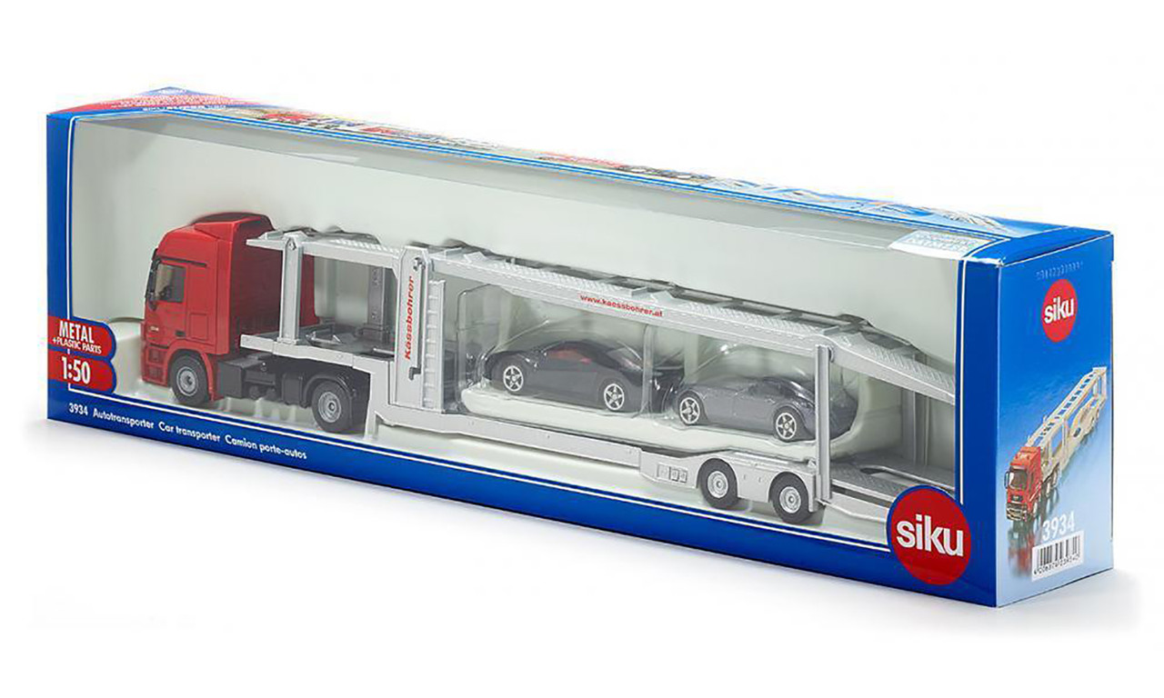 Siku Mercedes Benz Car Transporter - 1:50 Scale - Peekaboo Baby