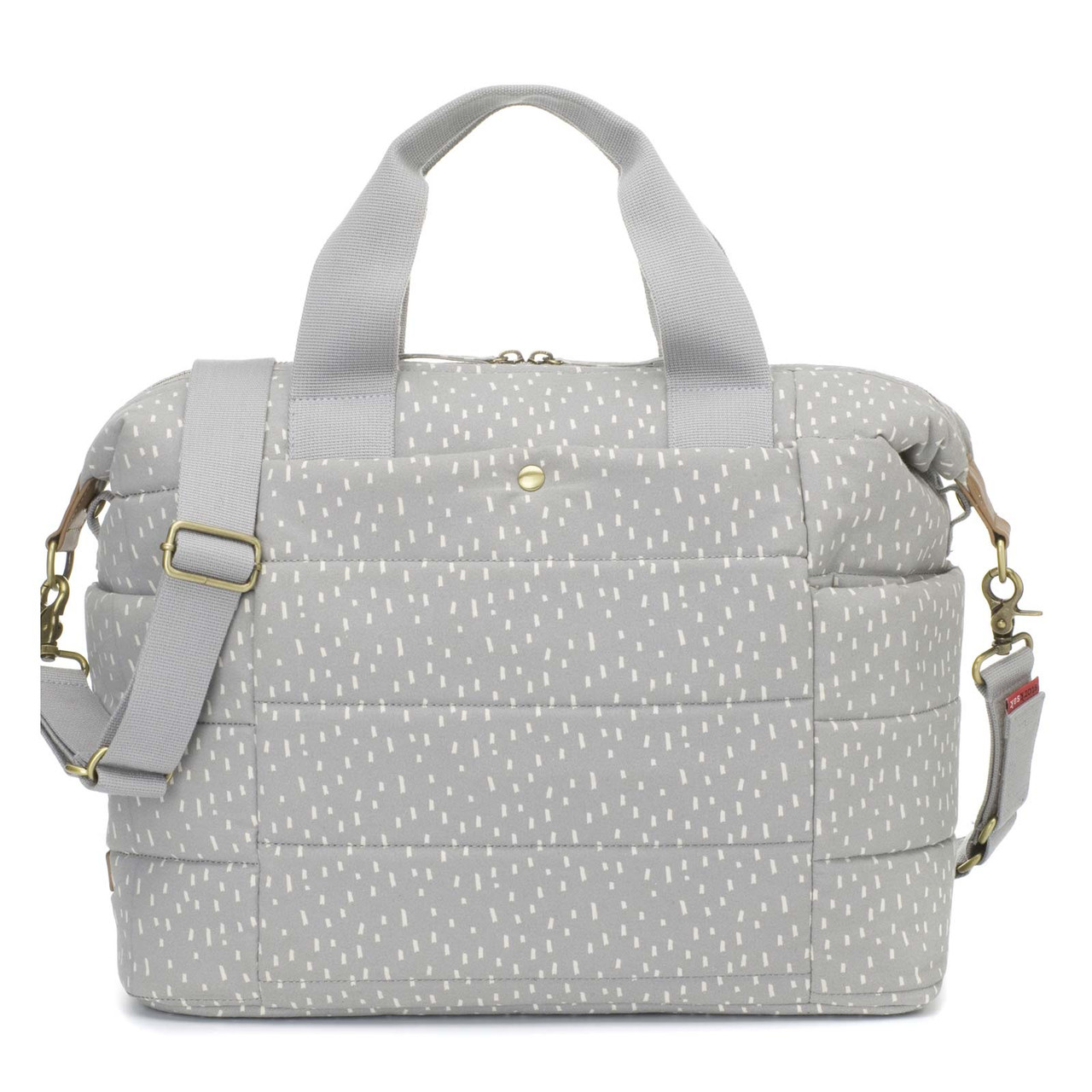 Storksak Organic Nappy Tote/Backpack - Rain Drop Pale Grey . Shop Baby ...