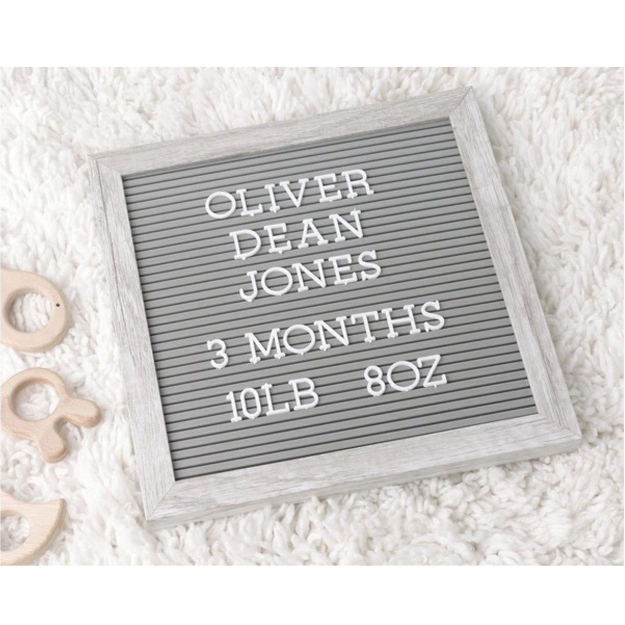 Little Pearhead Letterboard Kit - Peekaboo Baby