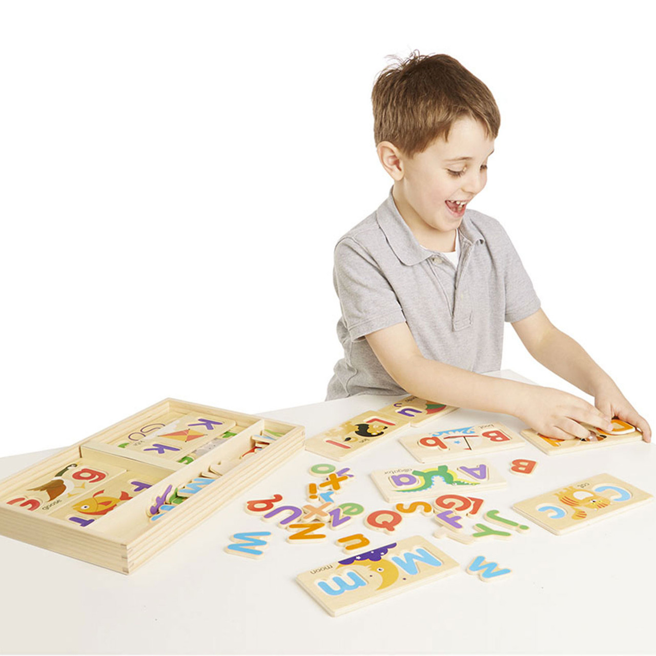 Melissa & Doug Wooden ABC Picture Boards - Buy Educational Toys Online