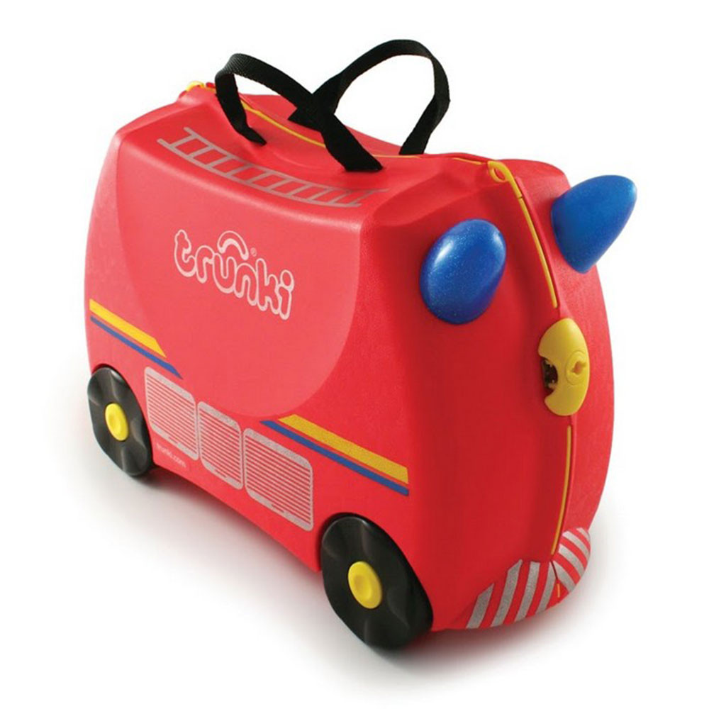 Trunki Fire Engine Frank Ride On Suitcase - Buy Online Childrens Luggage