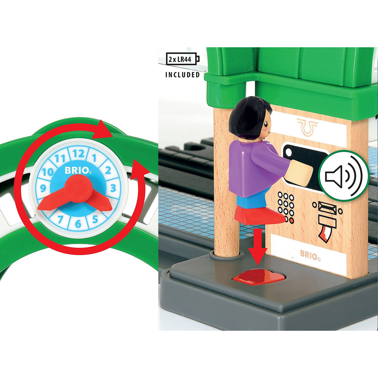 BRIO Destination - Central Train Station Set | Wooden Toys Australia