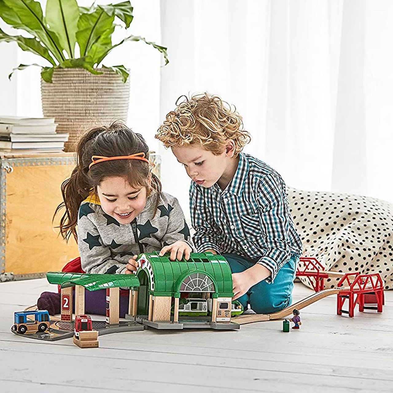 BRIO Destination - Central Train Station Set | Wooden Toys Australia