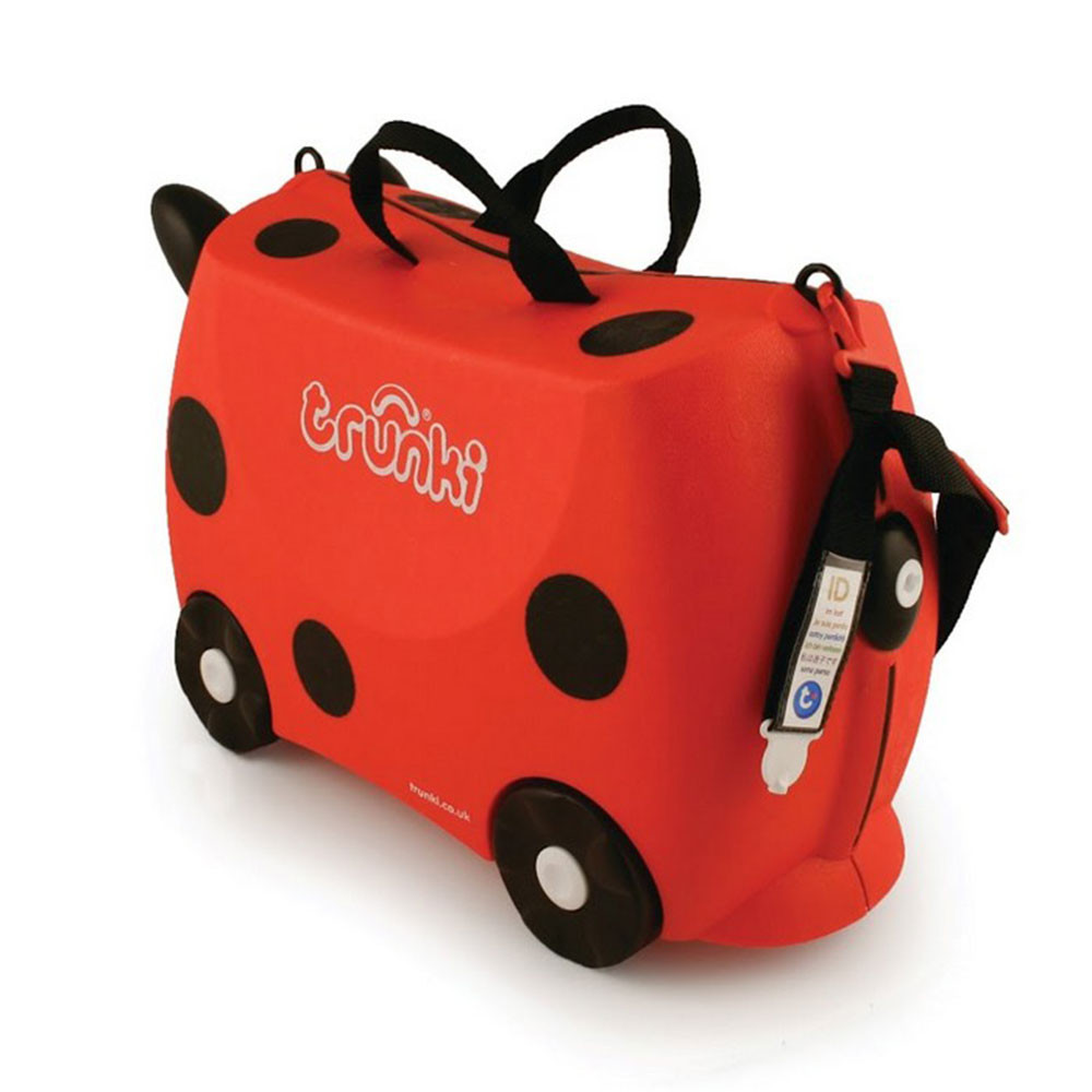 Trunki Harley Ladybug Ride On Suitcase - Buy Online Childrens Luggage