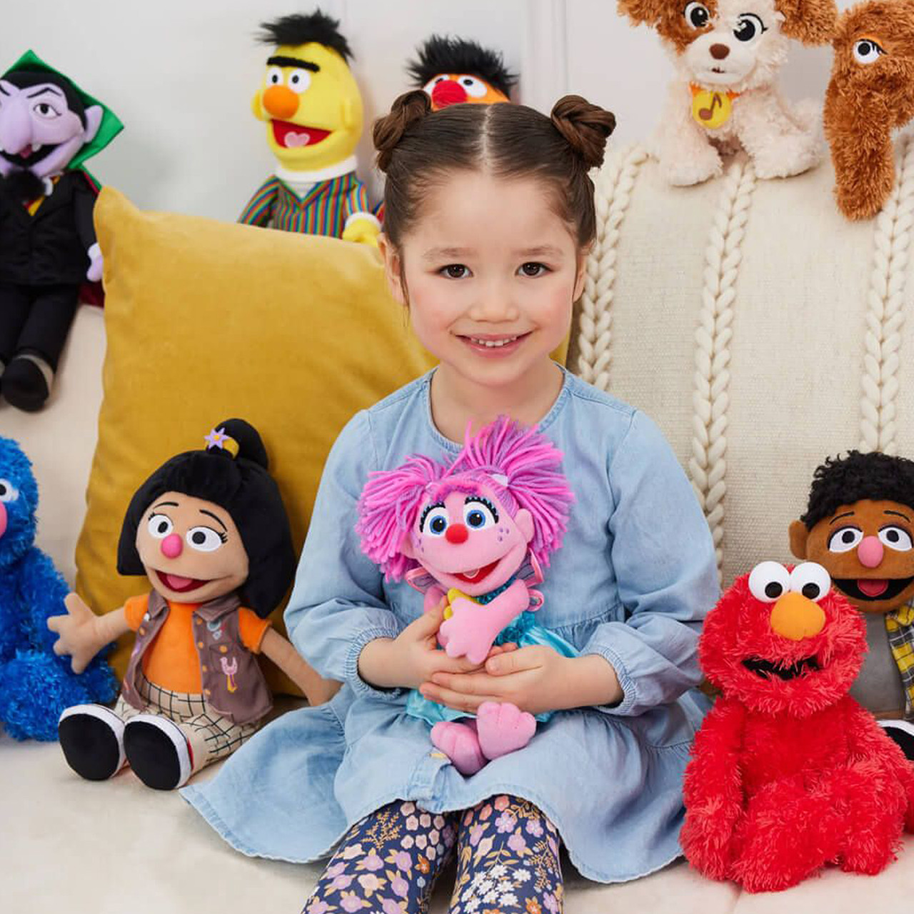 Sesame Street Abby Cadabby & Flower Toy - Shop Soft Plush Toys Online
