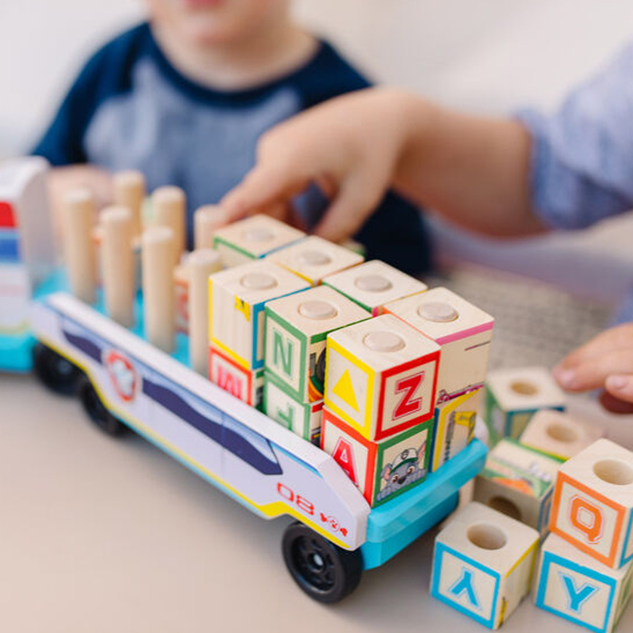Melissa & Doug Paw Patrol ABC Wooden Block Truck - Shop Toys Online