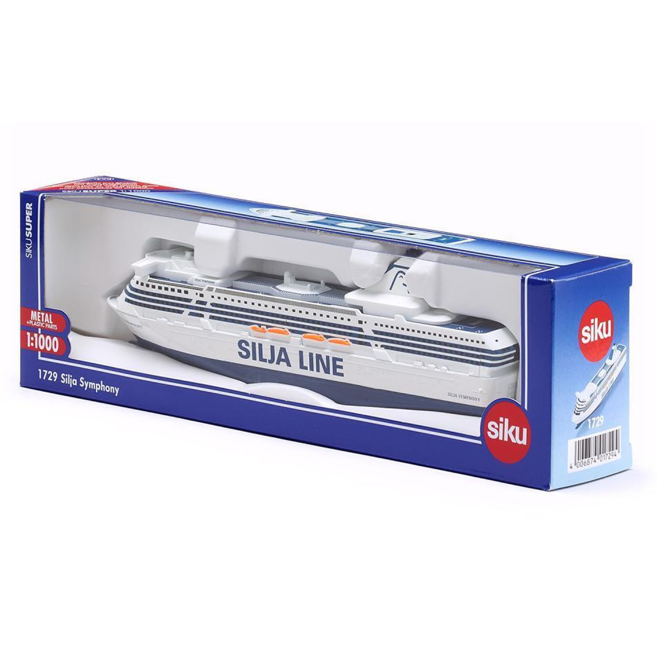 Siku Silja Symphony Cruise Ship Diecast 1:1000 Scale - Shop Toy ...