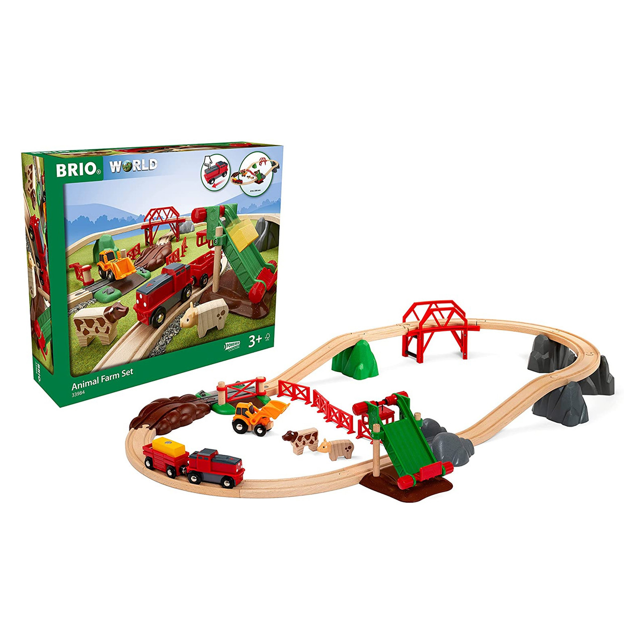 Brio Animal Farm 30 pc Train Set - Shop Train Toys & Sets Online