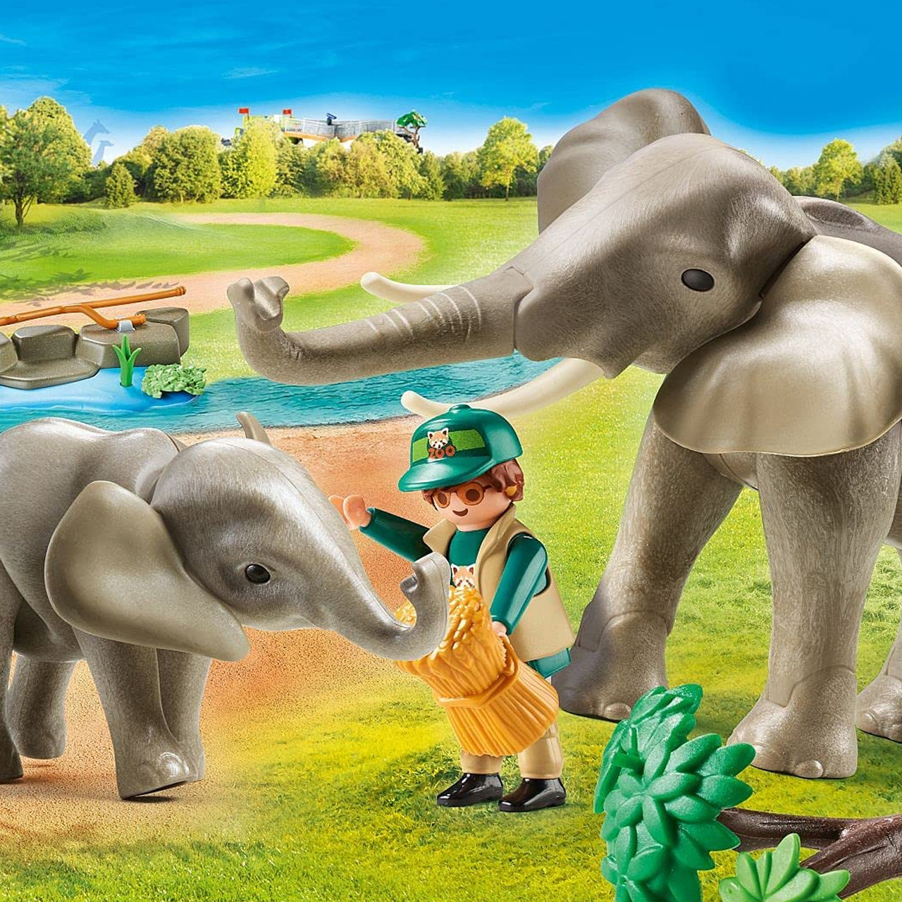 Playmobil Elephant Habitat Toy Figurine Playset - Shop Online