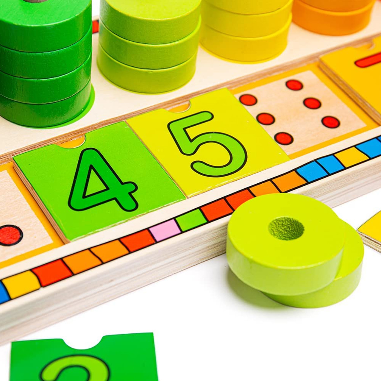 Bigjigs Toys Wooden Learn to Count Toy - Shop Educational Toys Online