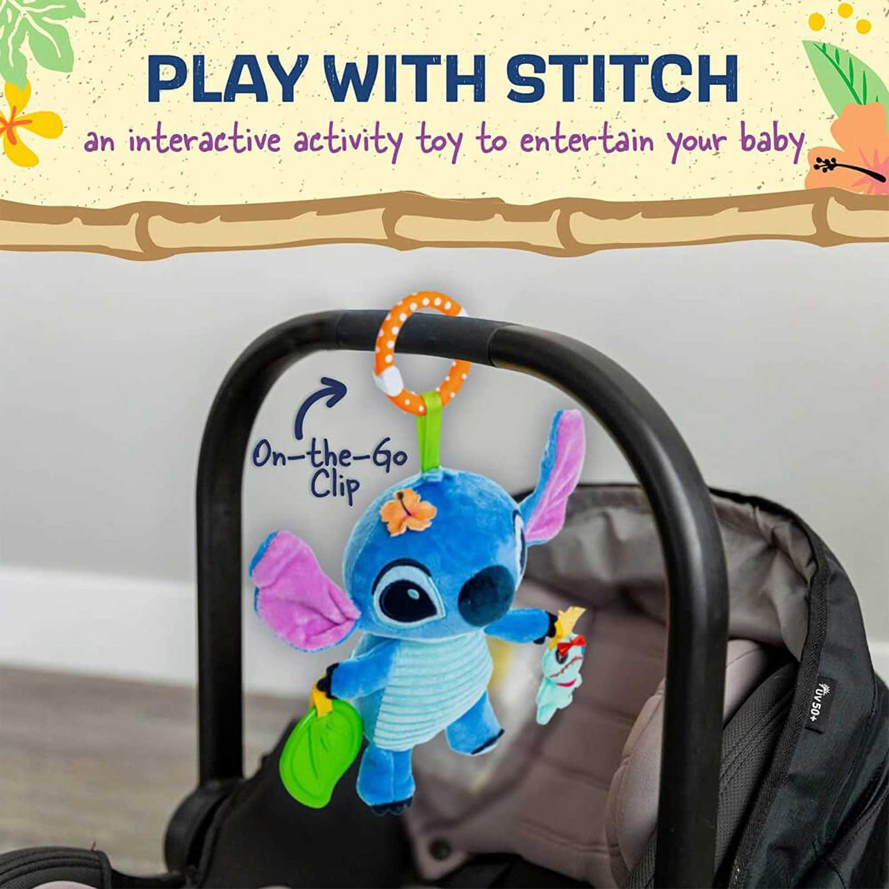 Disney Baby Activity Toy: Stitch. Shop Car Seat & Pram Toys