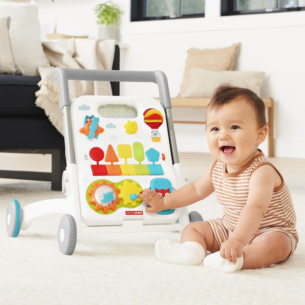 Skip Hop Grow Along 4-In-1 Activity Walker | Peekaboo Baby
