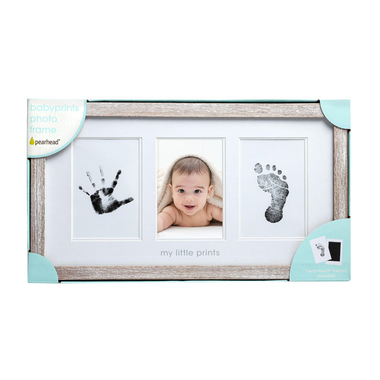 Pearhead Babyprints Rustic Frame | Peekaboo Baby