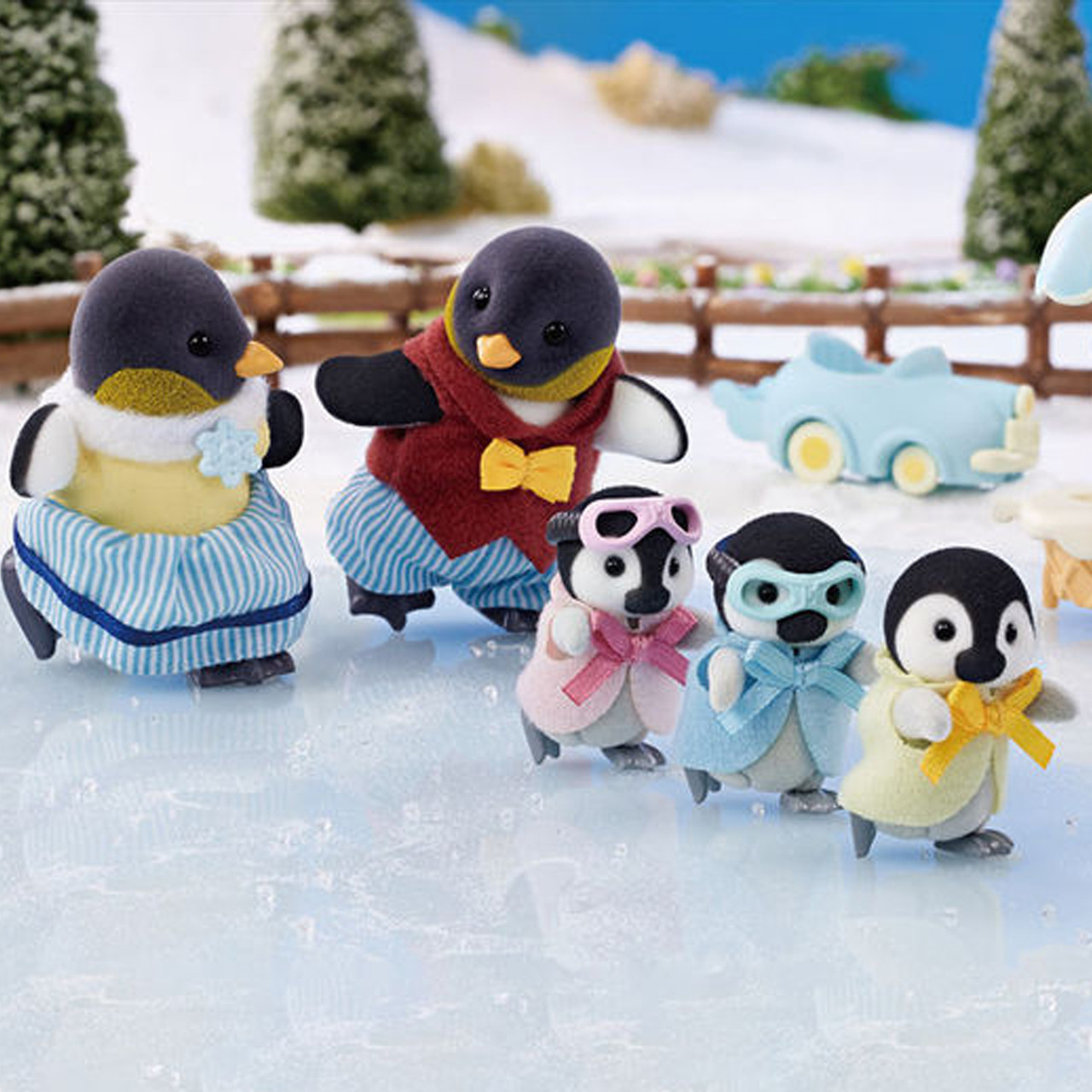 Sylvanian Families - Penguin Family. Shop Animal Figurine Toys Online