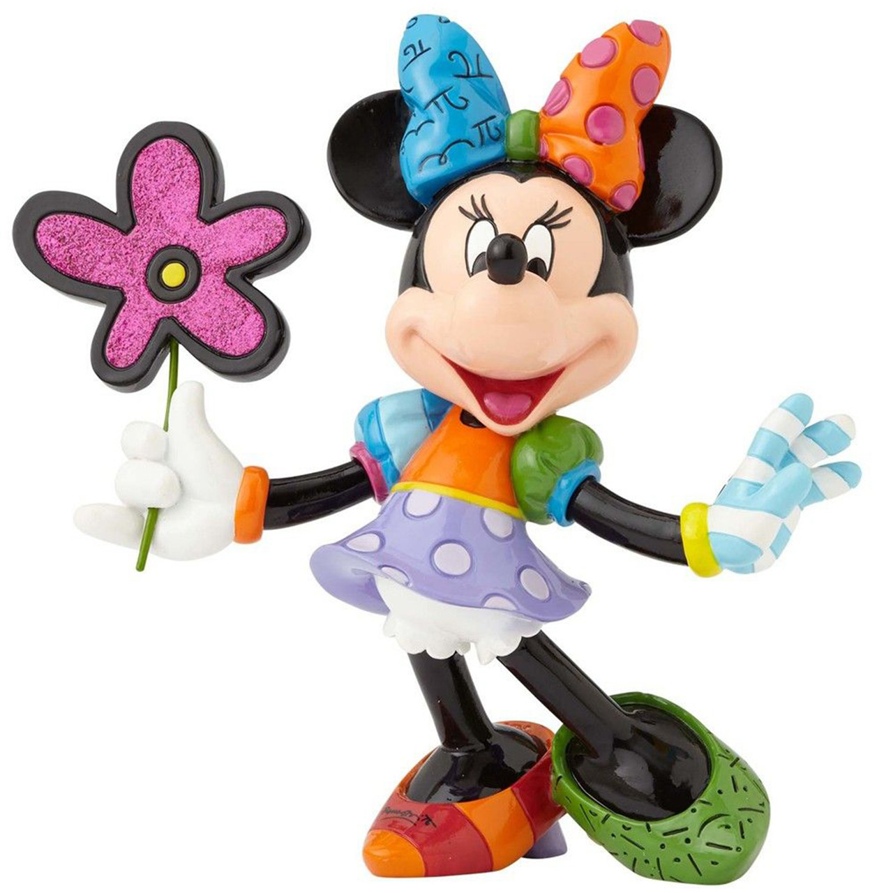 Disney by Britto Large Figurine - Minnie Mouse with Flowers. Shop Decor ...