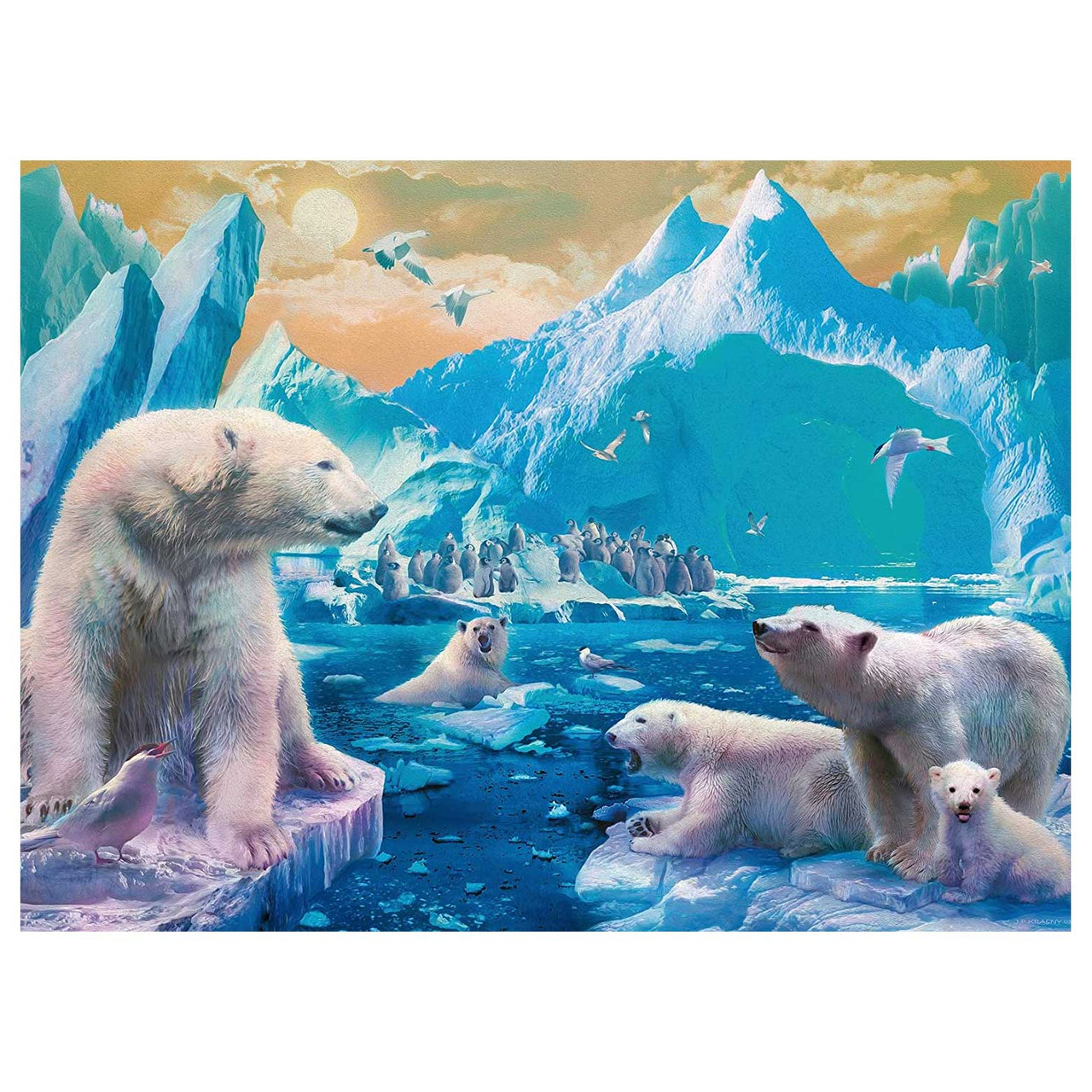 Ravensburger 300pc Polar Bear Kingdom Puzzle . Buy Kids Jigsaws Online