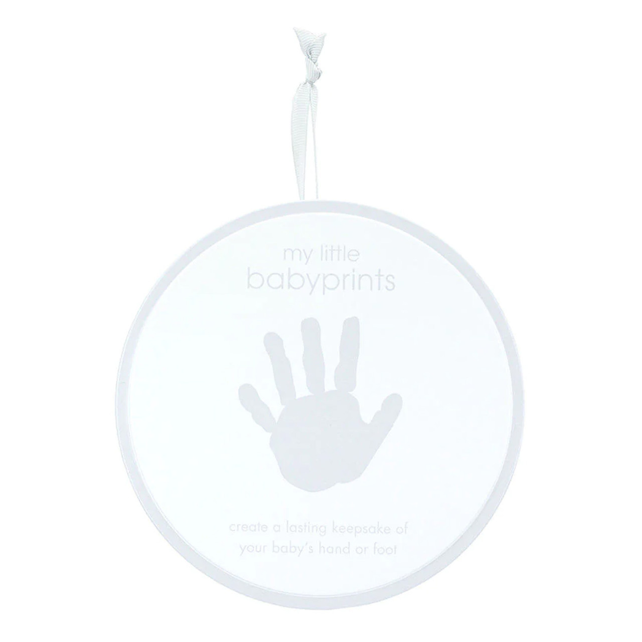 Pearhead Babyprints No Mess Tin Keepsake - Grey - Shop Baby Gifts Online