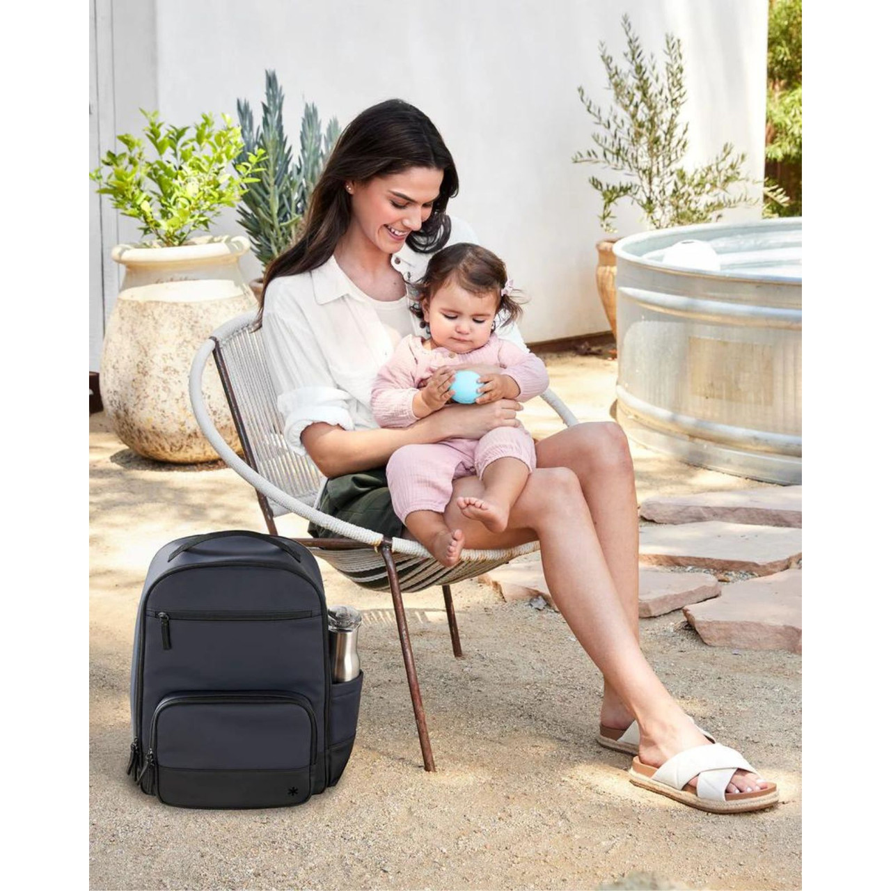 Skip Hop Navy Flex Nappy Bag Backpack - Shop Diaper Bags Online