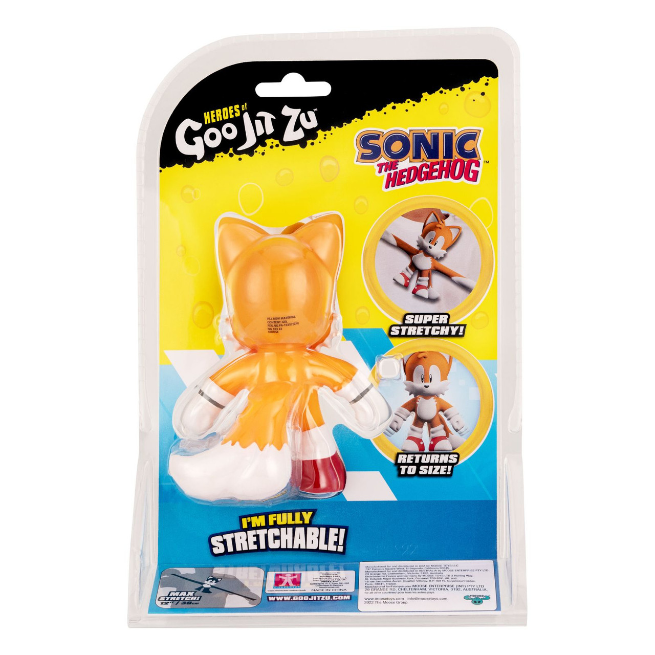 Heroes Of Goo Jit Zu Sonic the Hedgehog Stretch Tails Hero Pack - Shop ...