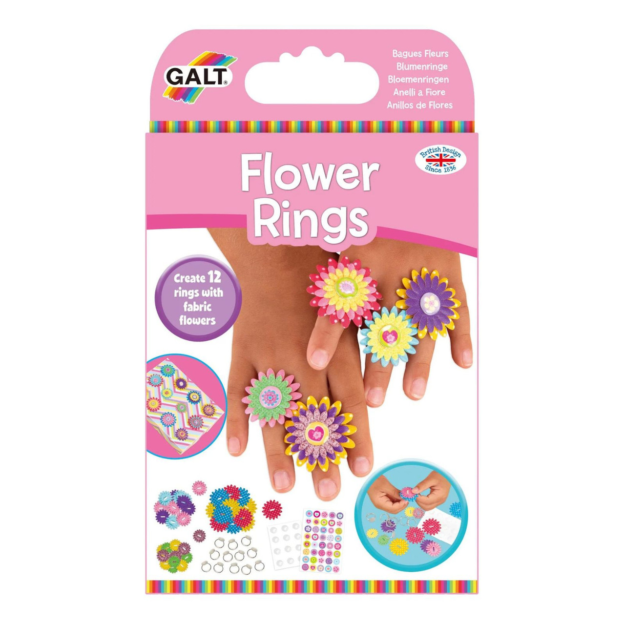 Galt Flower Rings Activity Pack - Shop Kids Craft Kits Online