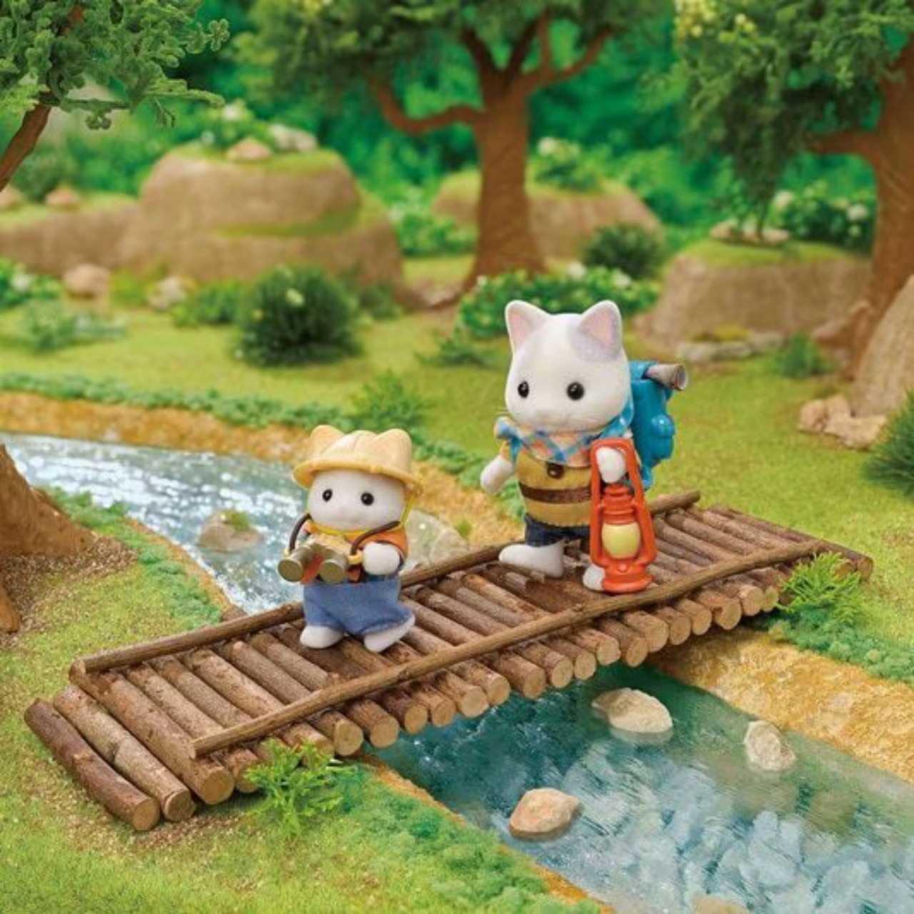 Sylvanian Families Latte Cat Brother Set | Peekaboo Baby