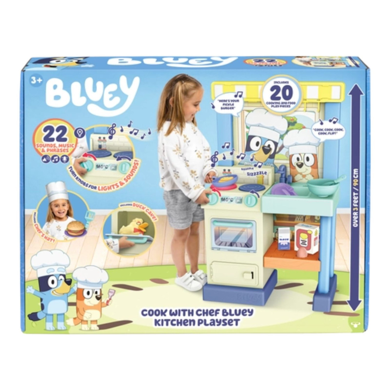 Bluey Deluxe Cook & Clean Kitchen Playset | Shop Online