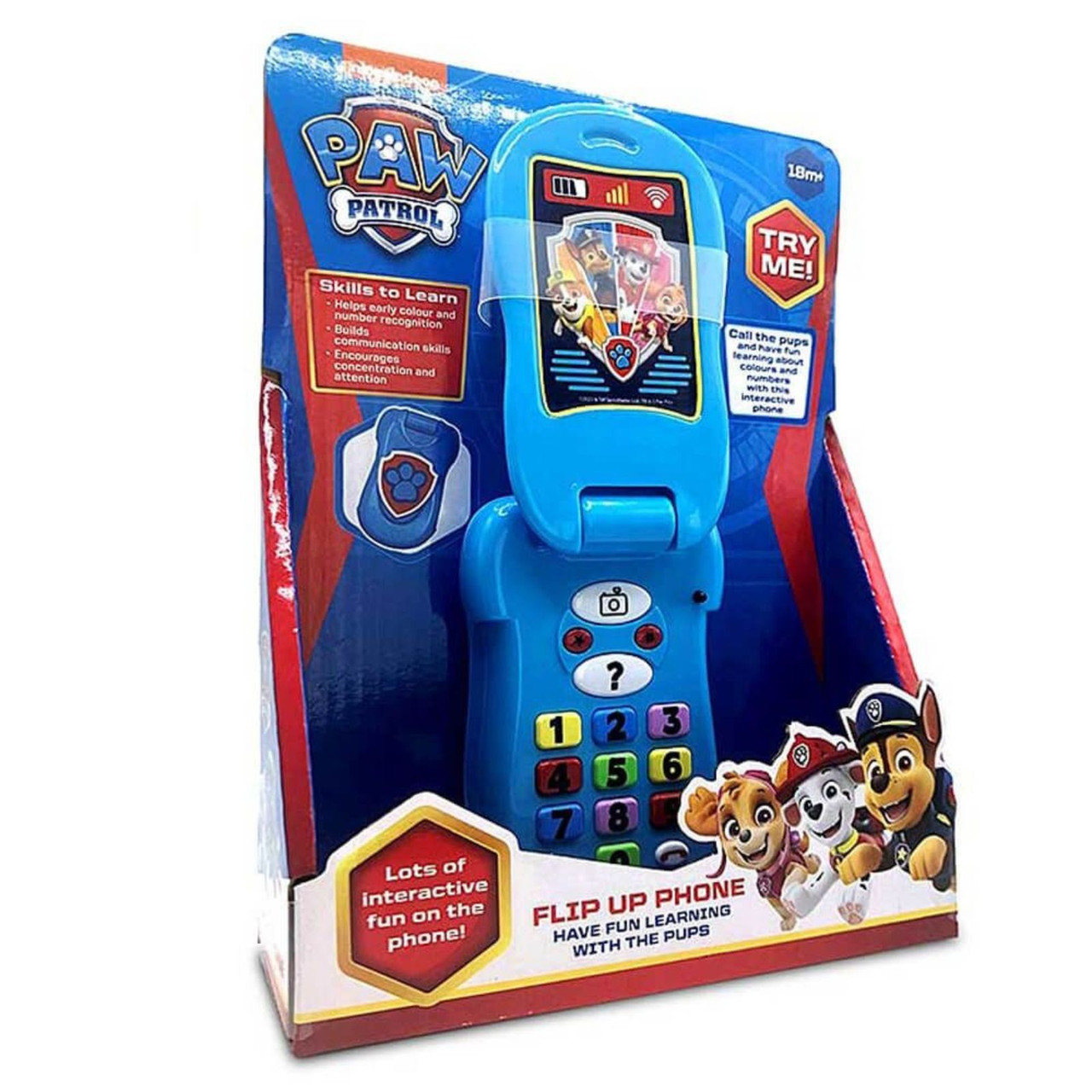 Paw Patrol Flip Up Phone - Shop Preschool Educational Toys Online