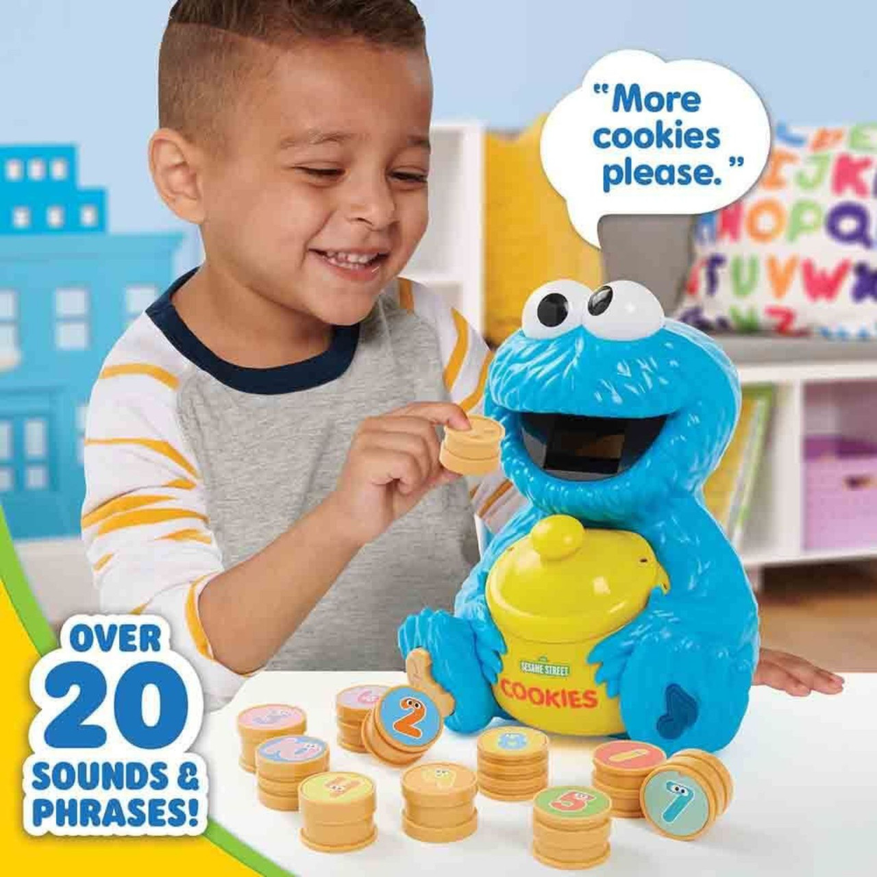 Sesame Street Cookie Monster's Counting Jar | Shop Online