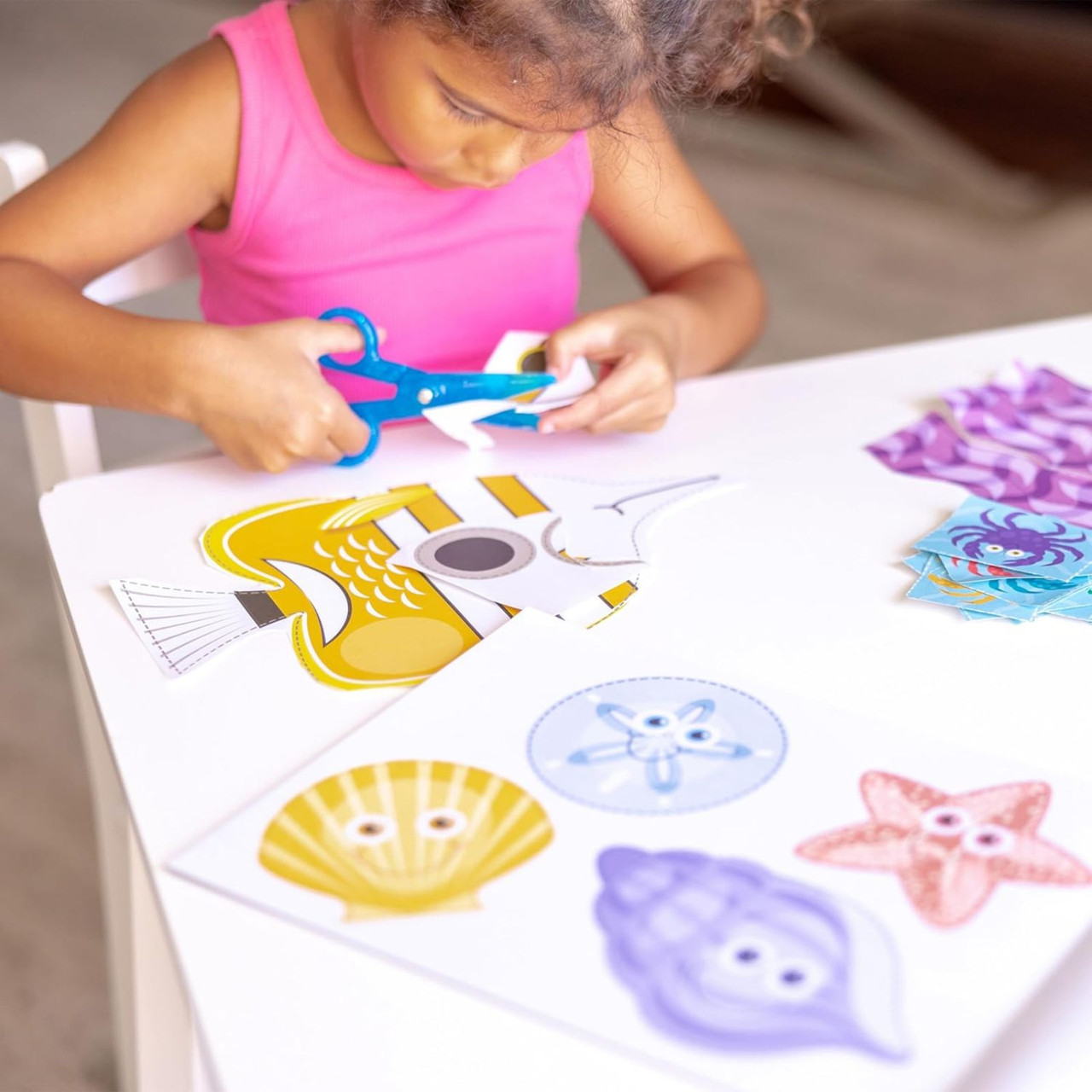 Scissor Skills Sea Life Activity Pad | Peekaboo Baby