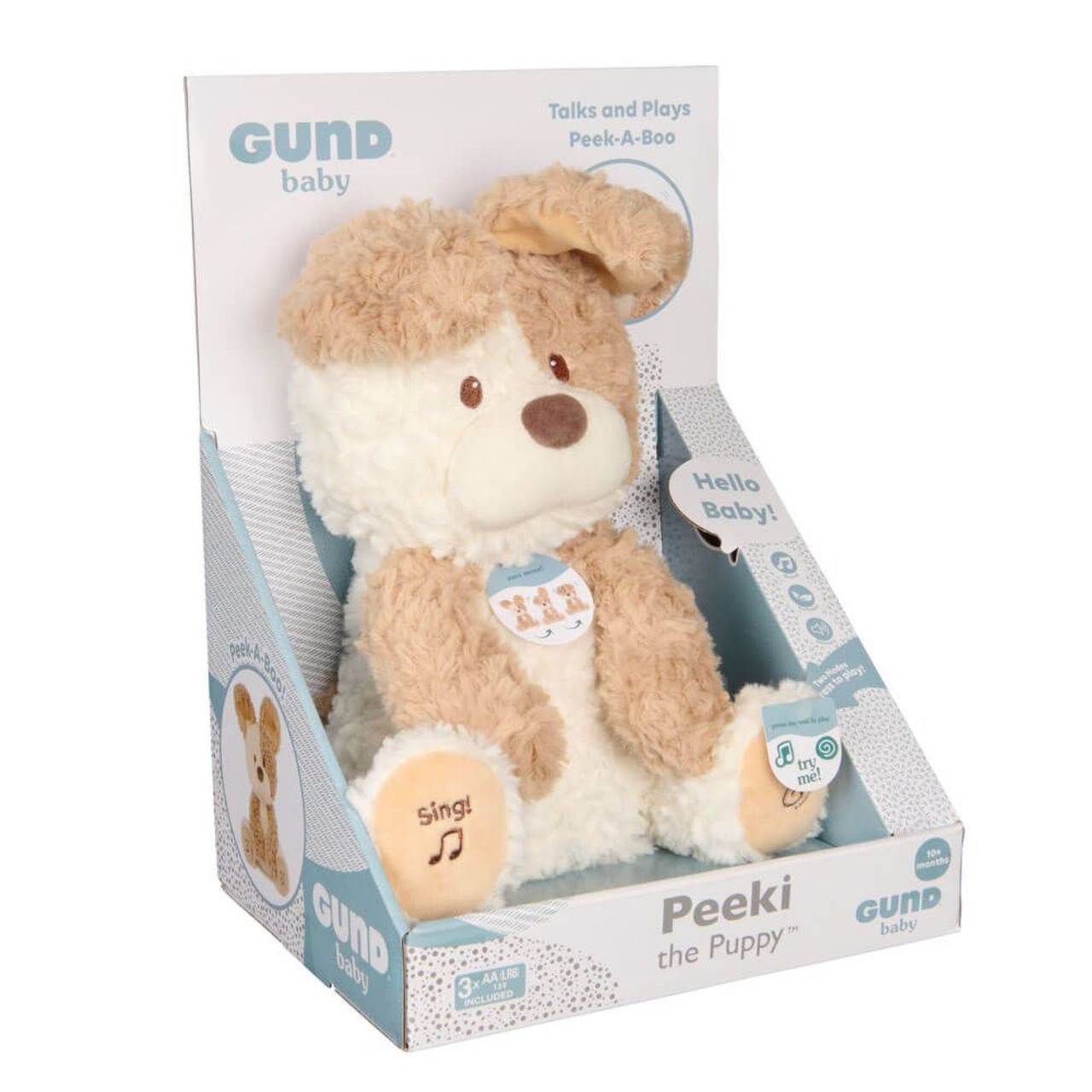 Gund Animated: Peeki the Puppy | Shop Online