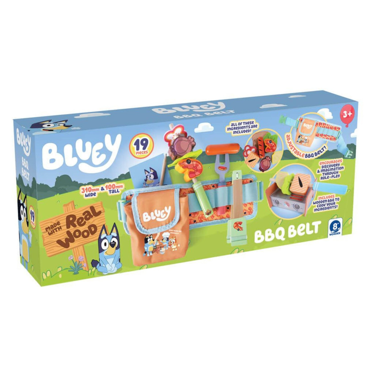 Bluey BBQ Belt Play Set | Shop Pretend Food Toy Online