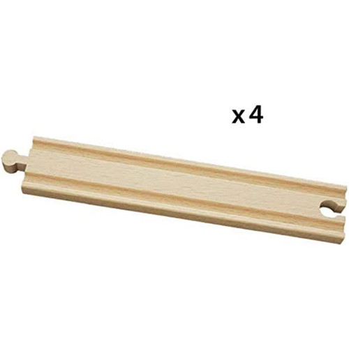 BRIO Long Straight Tracks Train Set - 4 pieces. Shop Wooden Toys Online