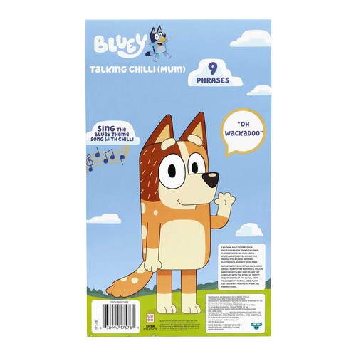 Bluey Sound Effects Talking Plush Toy Chilli (Mum) - Shop Soft Toys Online
