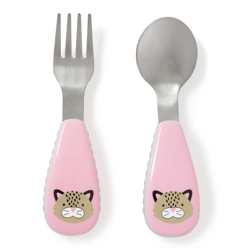 Skip Hop Leopard Zoo Fork & Spoon Utensil Set | Buy Online Toddler Kids ...