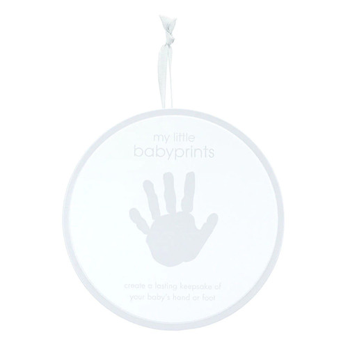 Pearhead Babyprints No Mess Tin Keepsake - Grey - Shop Baby Gifts Online