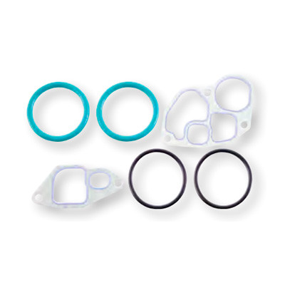 FORD 7.3L POWERSTROKE DIESEL OEM ENGINE OIL COOLER GASKET & SEAL KIT (F4TZ-6A636-KIT)