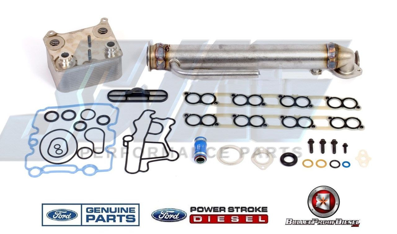 FORD 6.0 6.0L POWERSTROKE DIESEL OEM OIL COOLER COVER (6C3Z-6881-A)