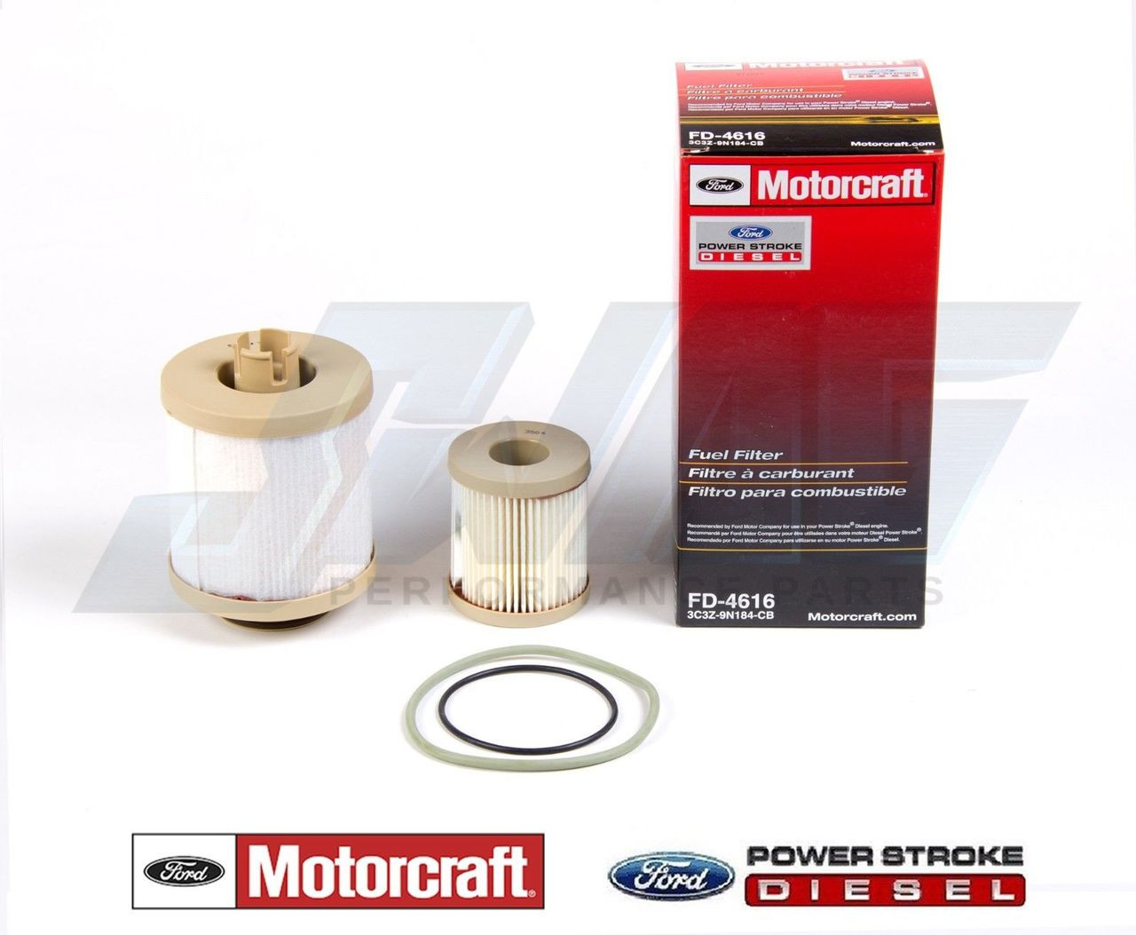 6.0L POWERSTROKE DIESEL OEM GENUINE MOTORCRAFT FUEL FILTER KIT