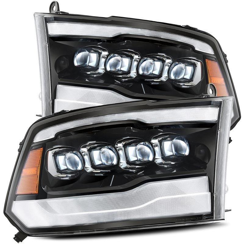 Alpha Rex 880590 Nova-series Gloss Black Led Projector Headlights ...