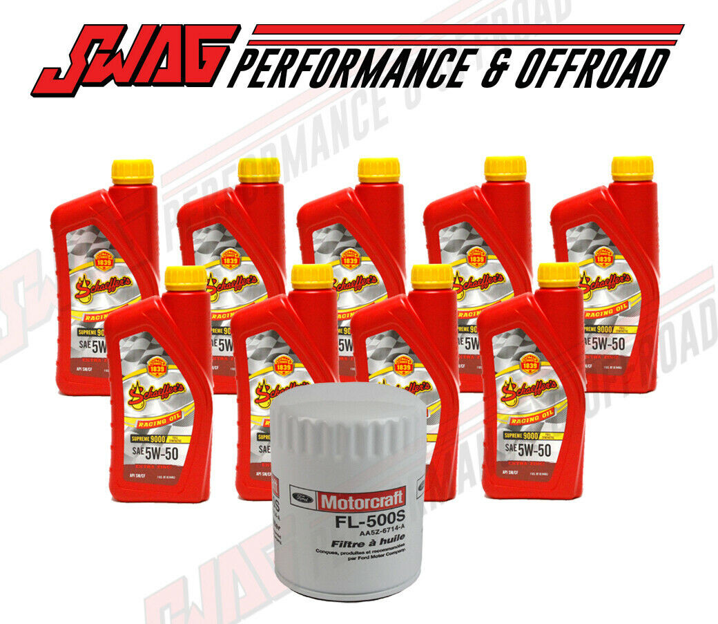 Schaeffer Supreme 9000 5W-50 Oil & Motorcraft Filter For '20 F150 ...